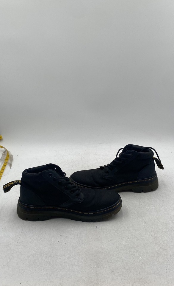Dr. Martens Unisex Bonny Black Round Toe Lace-Up Ankle Combat Boots Size M7 L8 | eBay