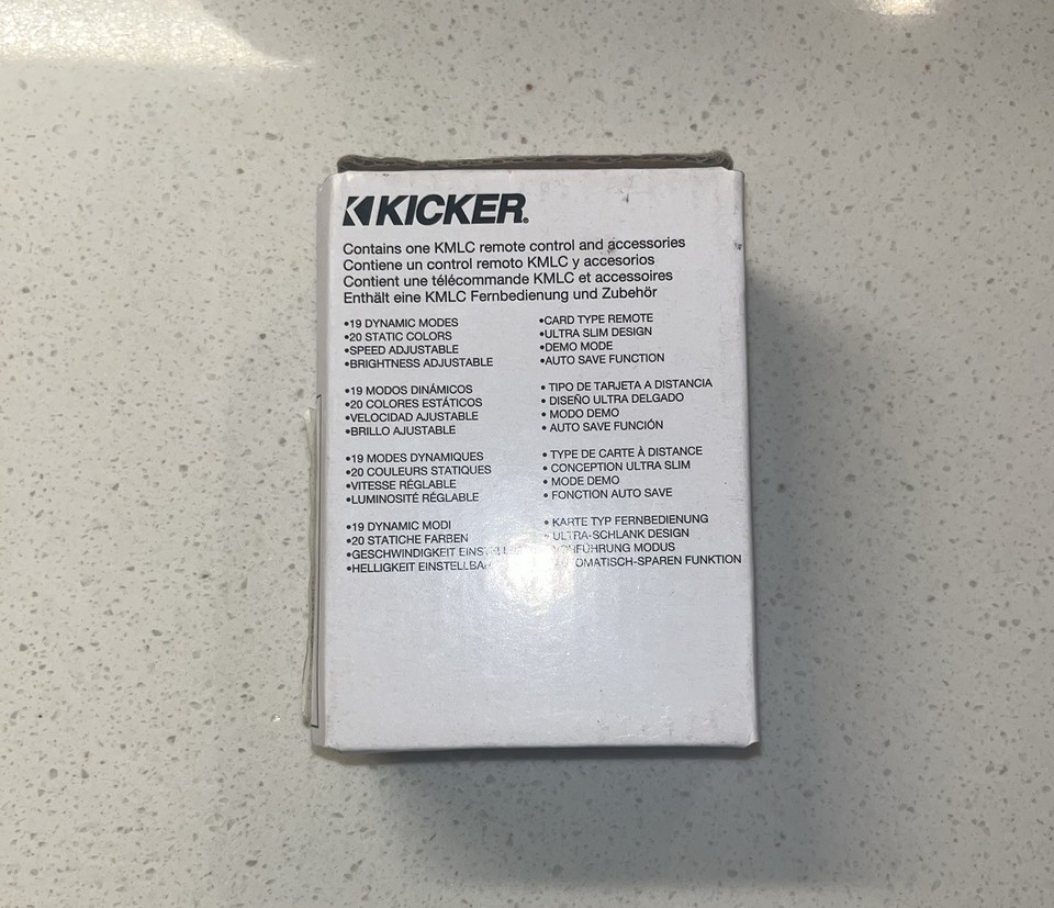 KICKER 41KMLC LED RGB LIGHT REMOTE CONTROLLER KM MARINE SPEAKERS ...