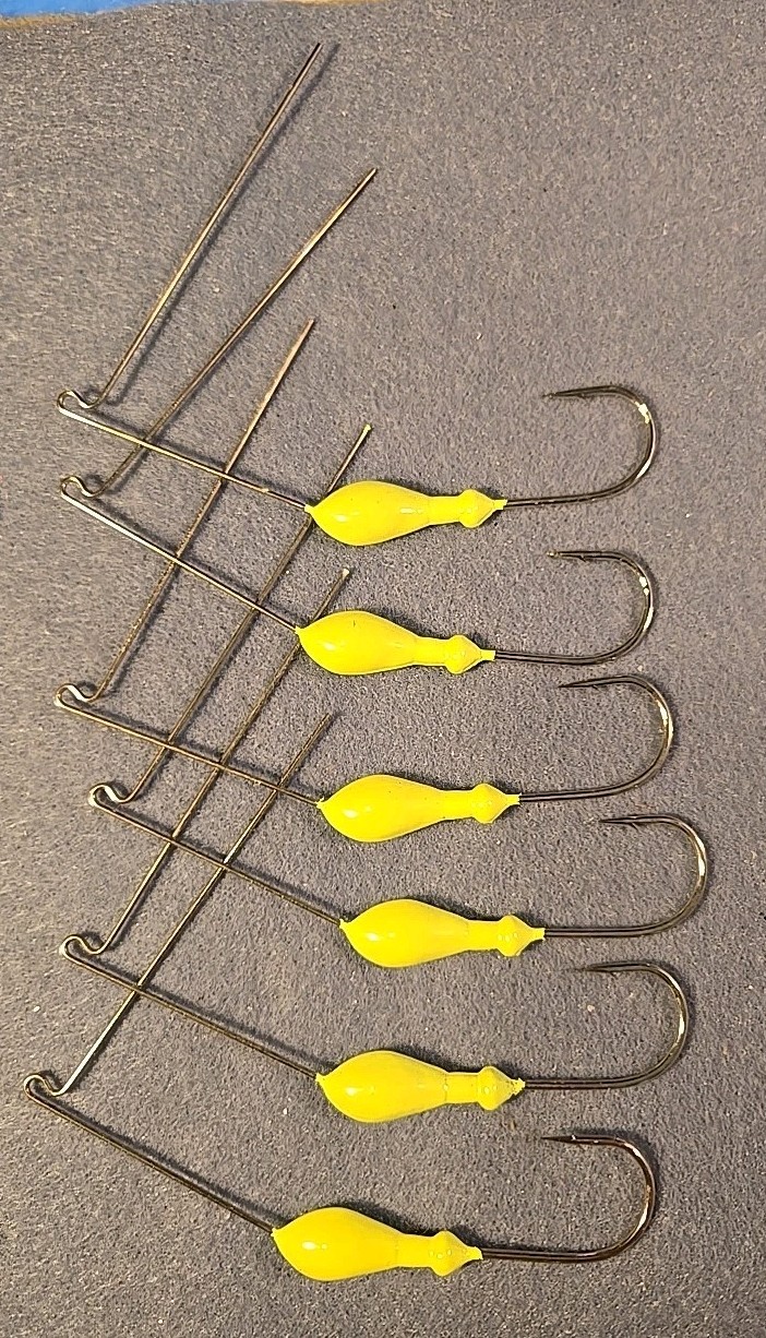 13~Vintage Stanley 3/8 oz Spinnerbait Heads Std Shaft 7 twisted & 6 R ...