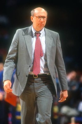 Head coach Bob Weiss Atlanta Hawks looks on a NBA basketball game - Old ...