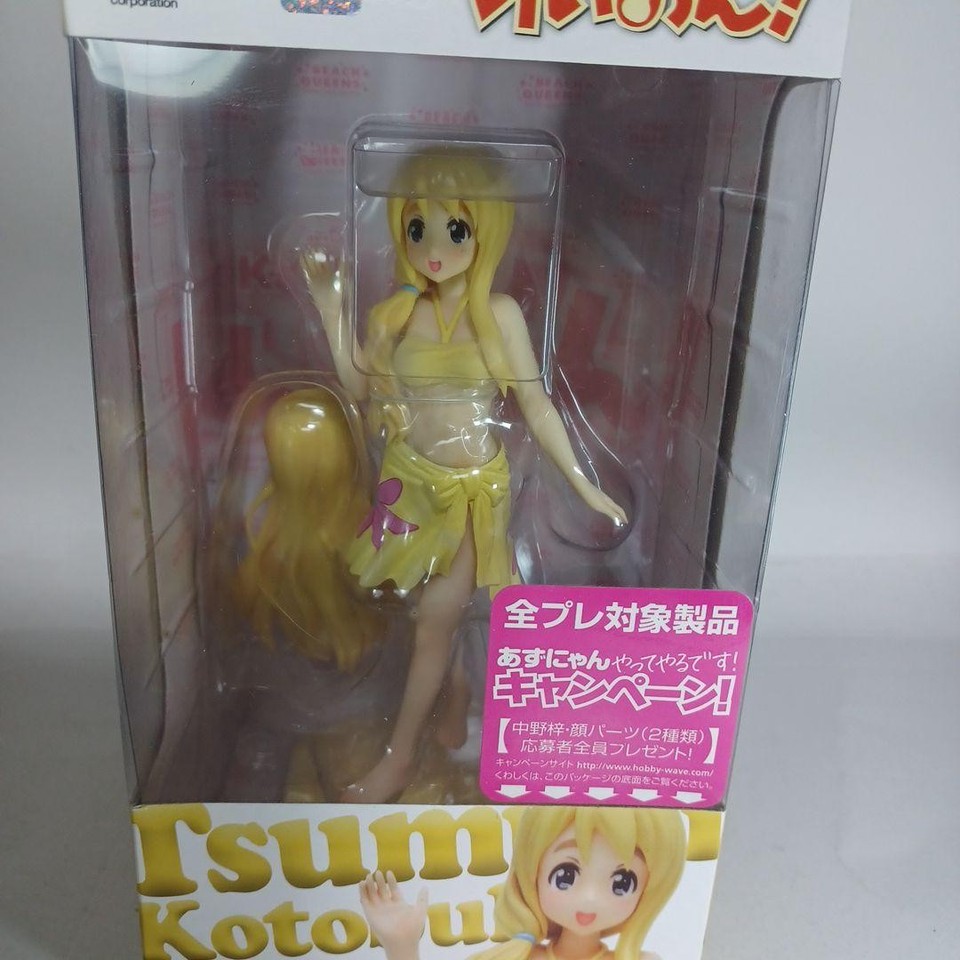 K-On Beach Queens Wave Figures Set - Tainaka Ritsu, Tsumugi Kotobuki ...