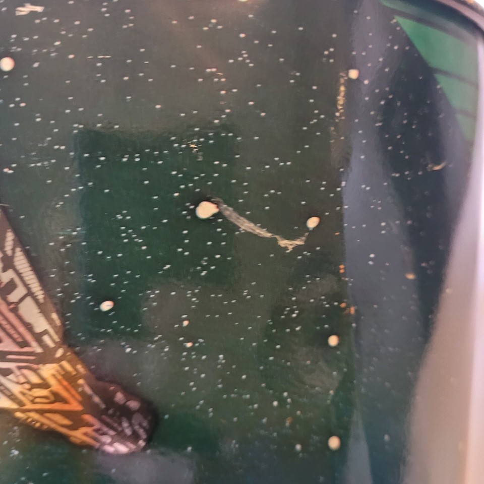 Rare Vintage 70s Ballonoff Trash Can Retro Sci-Fi Space Age Metal Waste ...