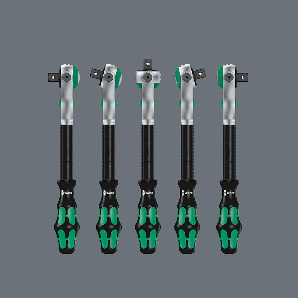 Wera 05004016001 8100 SA 6 Zyklop Metric Speed Ratchet Set, 28 Piece, 1 ...
