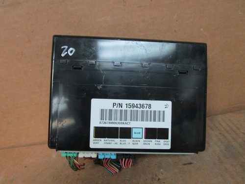 07 08 09 10 11 Chevy Silverado Tahoe Body Control Module Computer BCM ...