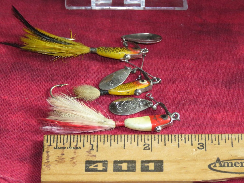 VINTAGE 3 HEDDON SPIN FIN FISHING LURES | eBay