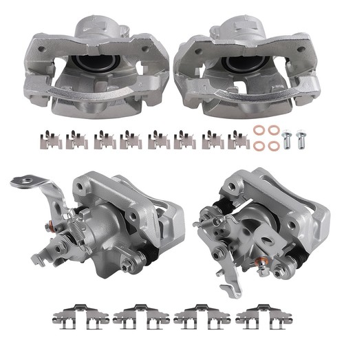 Front & Rear Brake Calipers for Toyota Corolla S SE Models 2014-2018 19 ...