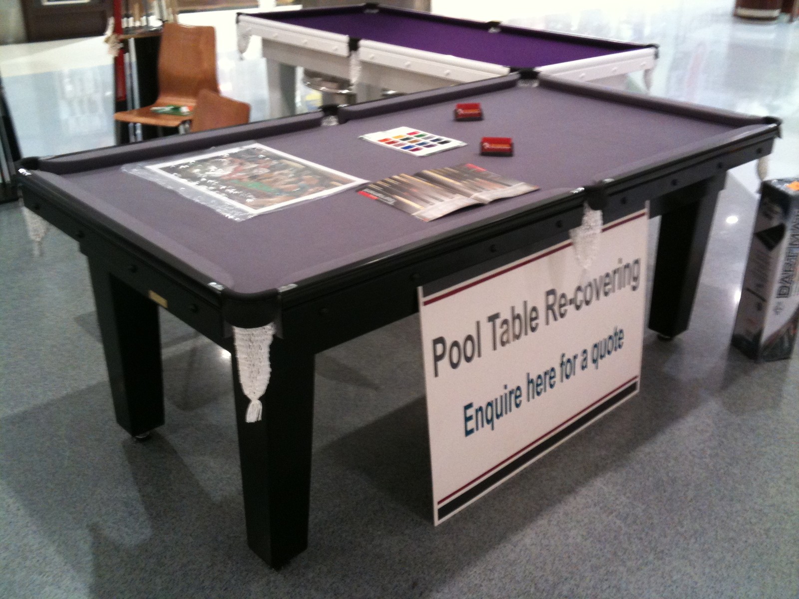 ENGLISH Hainsworth Pool Snooker Billiard Table Cloth Full kit 7ft ...