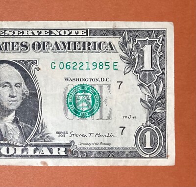 June 22, 1985 (G 06221985 E) Birthday Note $1 One Dollar Bill | eBay