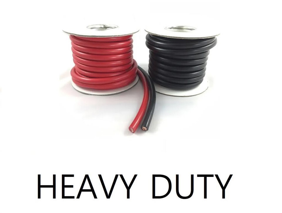 12v Positive Negative Power Car Cable Live Earth Strap Battery Lead ...
