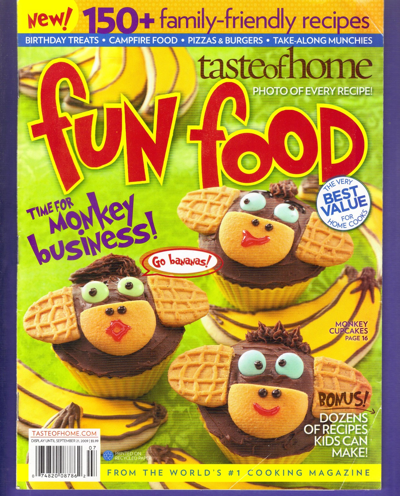 FUN FOOD MAGAZINE SEPTEMBER 21, 2009 | eBay