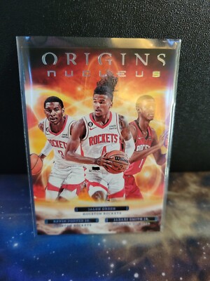 2022-23 Panini Origins Nucleus Rockets Jabari Smith Jr Jalen Green ...