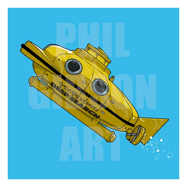 Bill Murray Life Aquatic Art