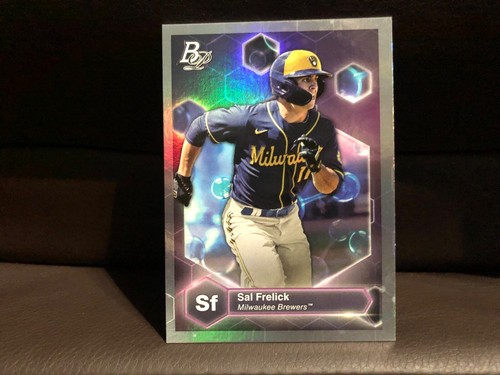 2022 Bowman Platinum Precious Element Sal Frelick #PE-21 Brewers | eBay