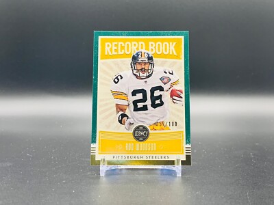 2020 Panini Legacy - Rod Woodson - 57/100 - Recored Book Green - #RB-RW ...