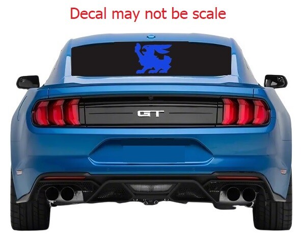 auto067 Ford Mustang Terlingua racing team Rabbit Logo Vinyl Cut Decal ...