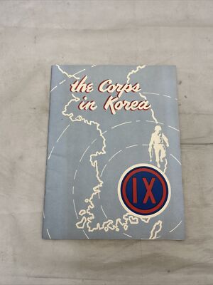 US Army 10th Corps Booklet Korean War (T934 | eBay