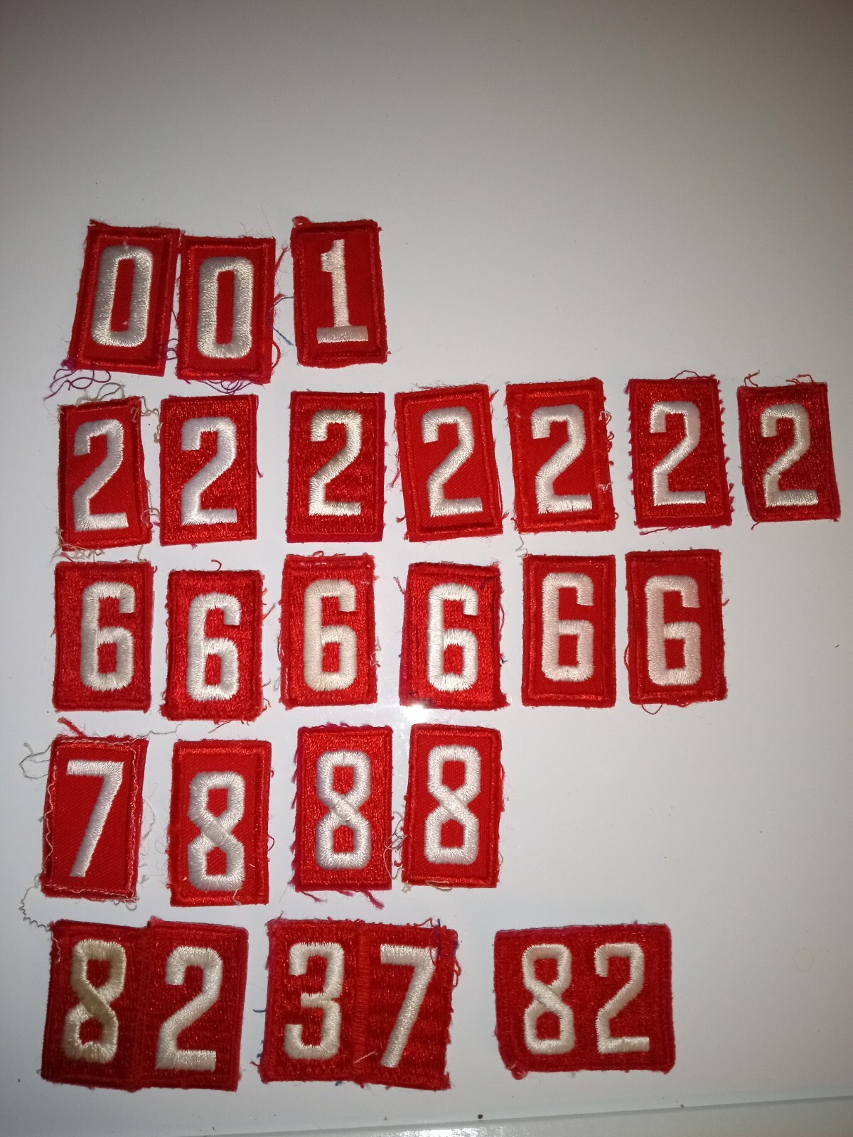 26 - BSA Boy Scout of America Vintage Red White Troop Number Patch Used ...