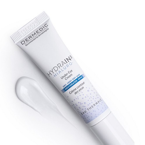 DERMEDIC Hydrain 3 Hyaluro Under-Eye Skin Cream Very Dry Dehydrated ...