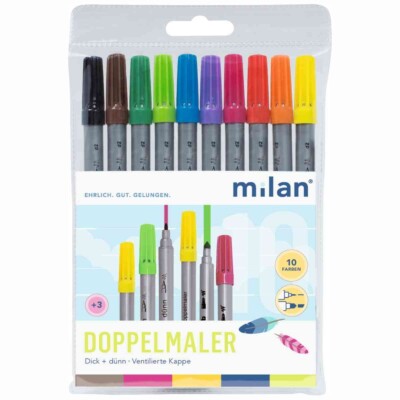 MILAN Filzstifte Doppelmaler 10 Stück | eBay.de
