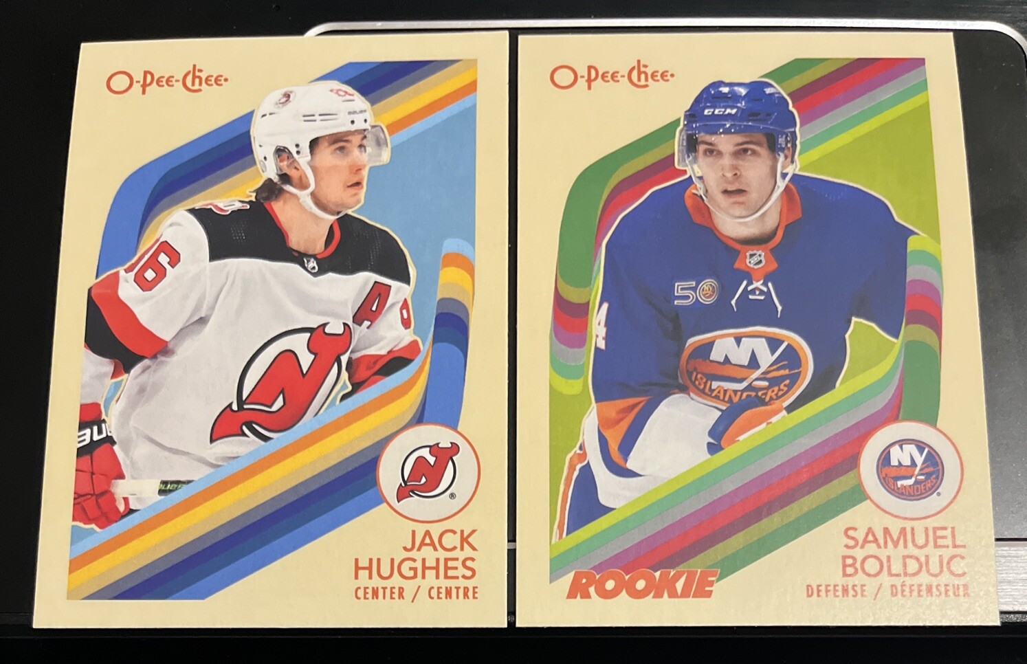 Lot of 18 2023-24 O-Pee-Chee Retro SP Makar Suzuki Wolf Beck Levi ...