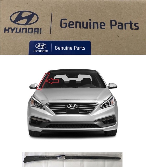 Hyundai OEM 15-18 Sonata Windshield-outer Molding Right 86140C1100 for ...