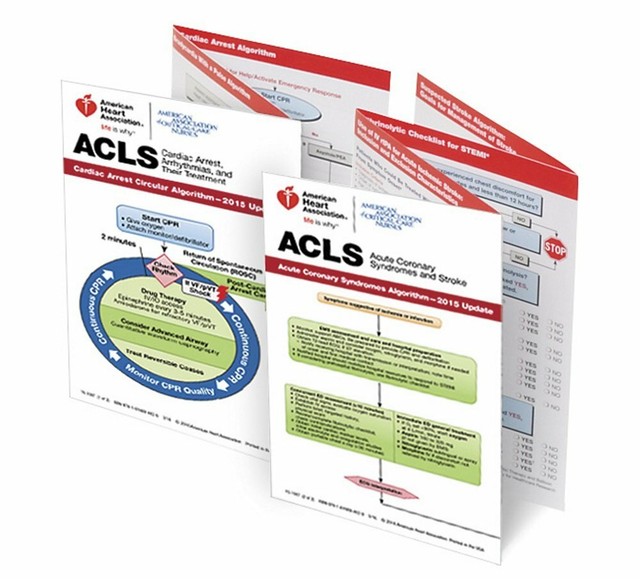 ACLS Pocket Reference Cards by American Heart Association Staff (2016 ...