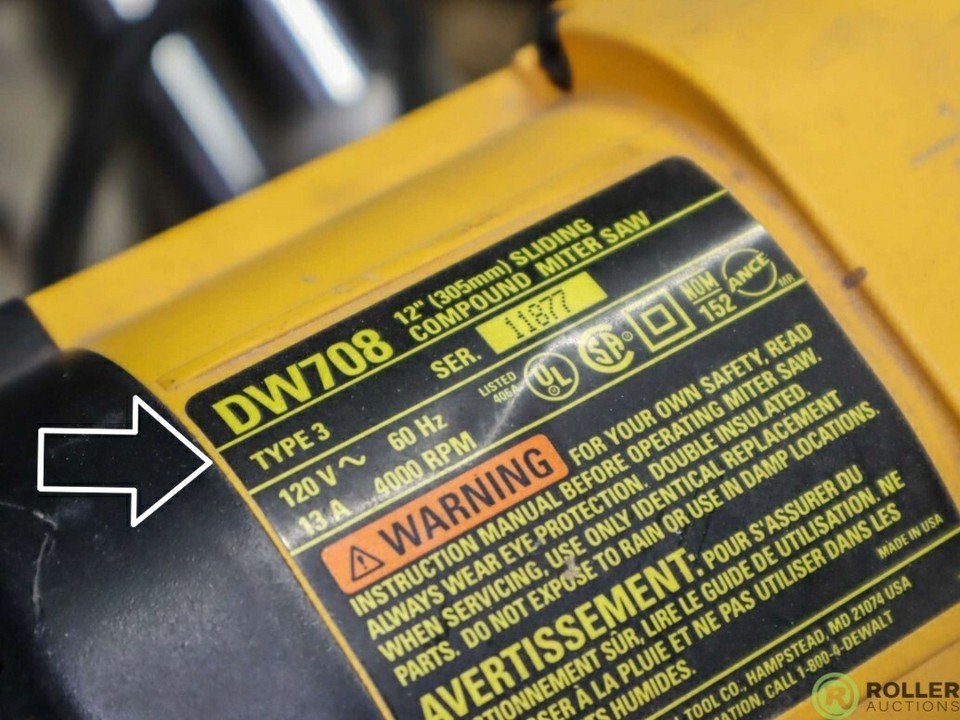 Dewalt dw708 miter saw 3d Printed Dust Extractor OBSOLETE PART FROM ...