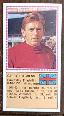Gerry Hitchens Figur Fußball Edition Panini Sammlung 1970/71-NEW | eBay