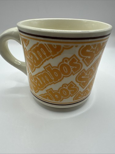 Vintage Sambo’s Restaurant Coffee Mug Cup 1970's Diner USA Collectible ...