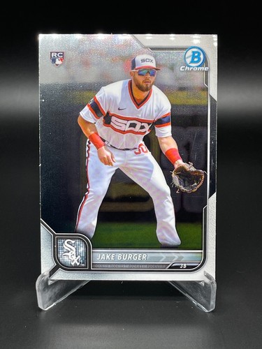 Jake Burger Rookie Card RC 2022 Bowman Chrome Baseball #47 Chicago ...
