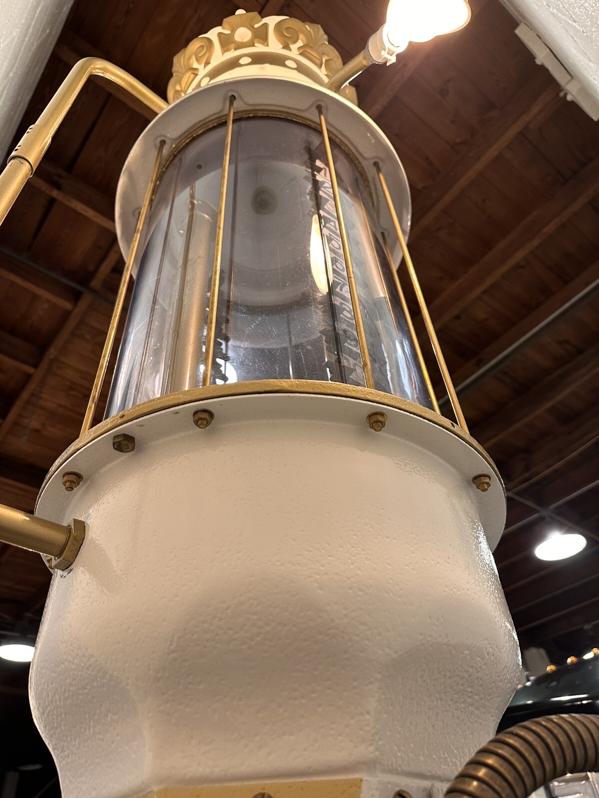 Original Fry model 71 Visible Gas Pump Standard Oil Gold Crown Milk ...