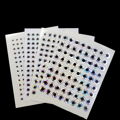 High Definition 2D Flat Stick On Fishing Lure Eyes Make Every Cast ...