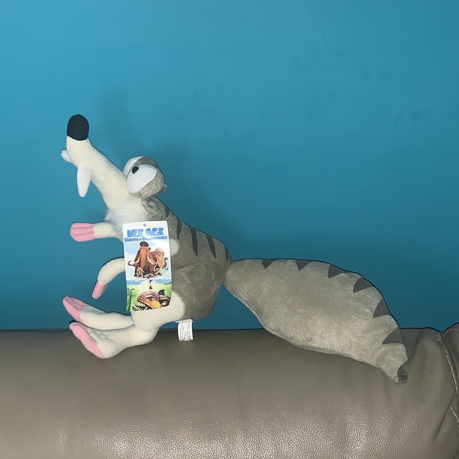 NEW- Ice Age Dawn of the Dinosaurs- 2008 Fox Nanco Scrat Stuffed Plush ...