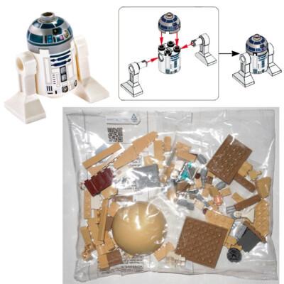 LEGO R2-D2 droid minifigure NEW, NEVER BUILT 75270 75273 75281 75290 ...