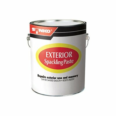 SYNKO Exterior Spackling Paste Repairs Wood & Masonry 1-Gallon Factory ...