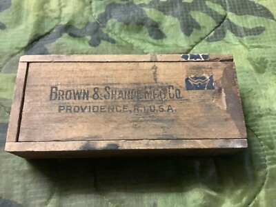 Brown & Sharpe Micrometer Original Wood Box Only | eBay