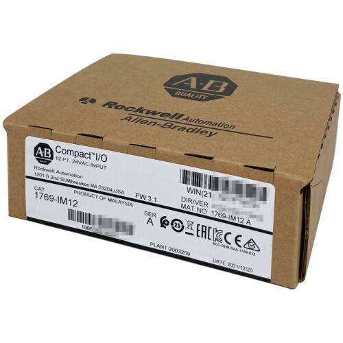 1769-IM12 /A Compact I/O 12-Points 240V AC Input Module Allen Bradley ...