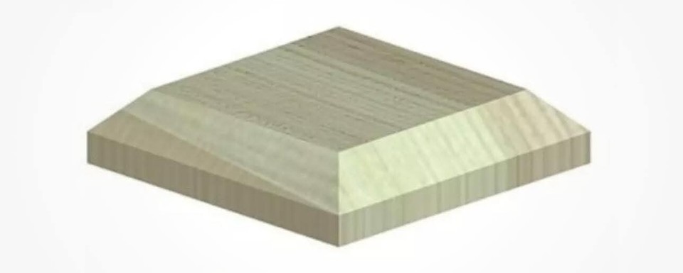 WOODEN FENCE POST CAPS 3x3 , 4x4 , 5x5 | eBay UK