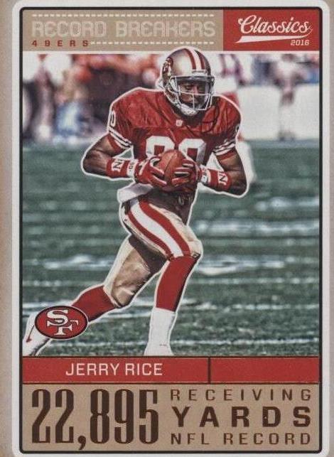 2016 Panini Classics - Record Breakers Jerry Rice #16 Bronze for sale ...