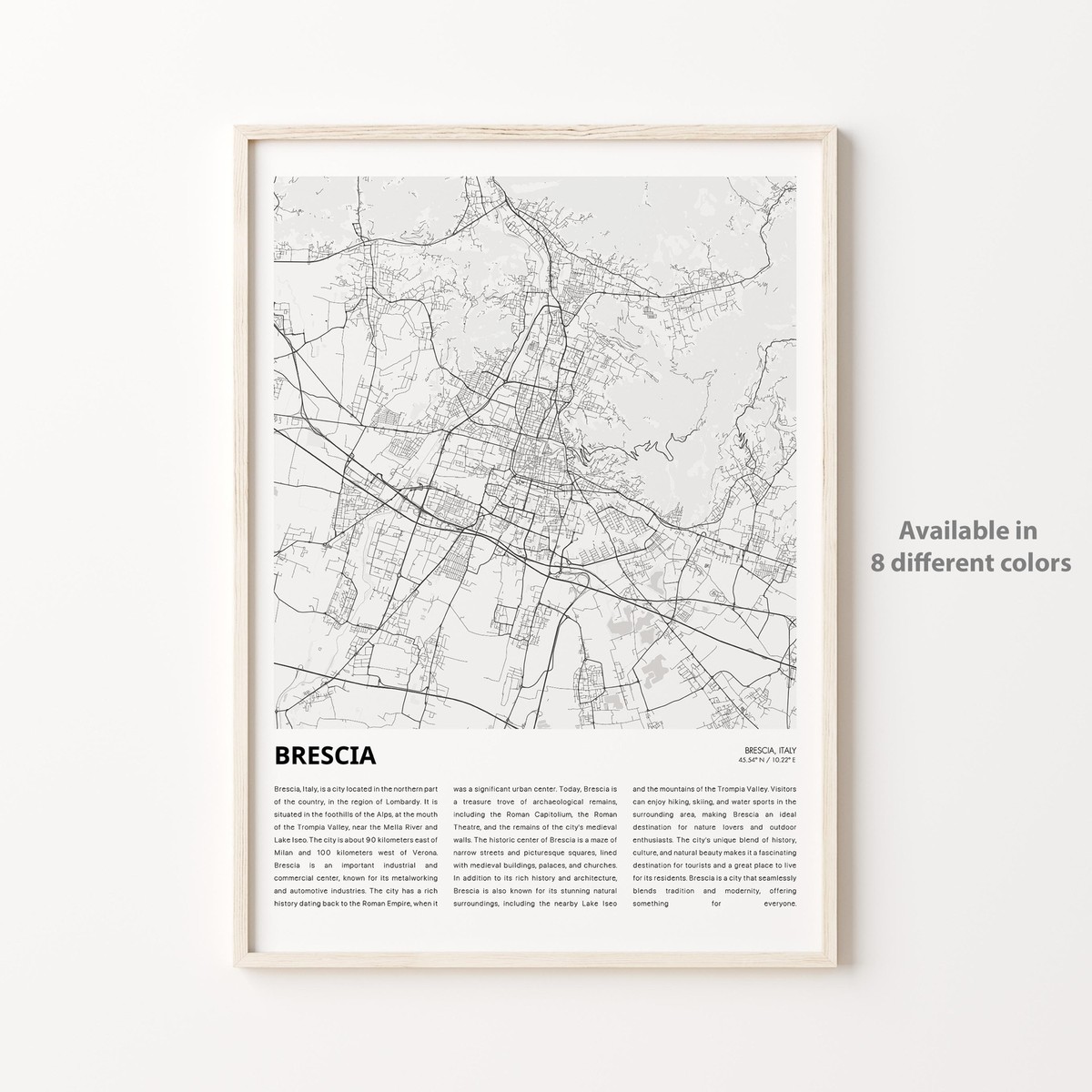 B Max Brescia Italy Map