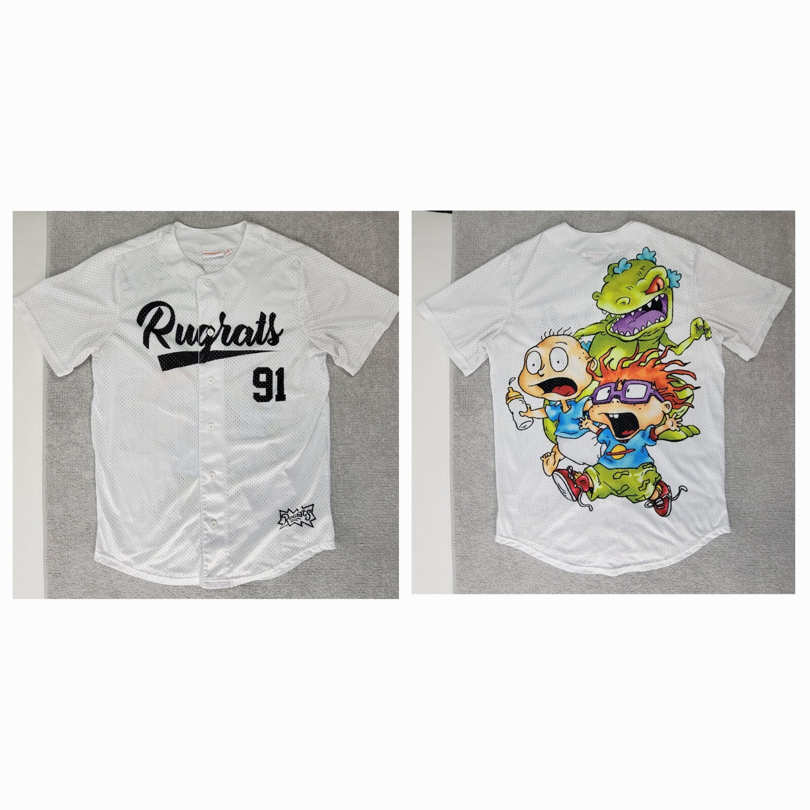 Nickelodeon Rugrats Baseball Jersey Size Small Graphi… - Gem