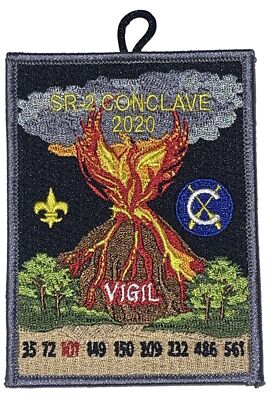 Boy Scouts OA 2020 SR-2 Section Conclave VIGIL Patch Mikanakawa Host ...