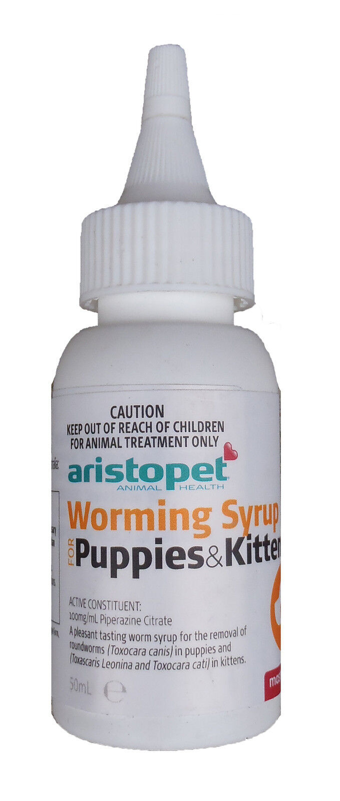 Aristopet Worming Syrup for Puppies & Kittens 50ml for sale online ...
