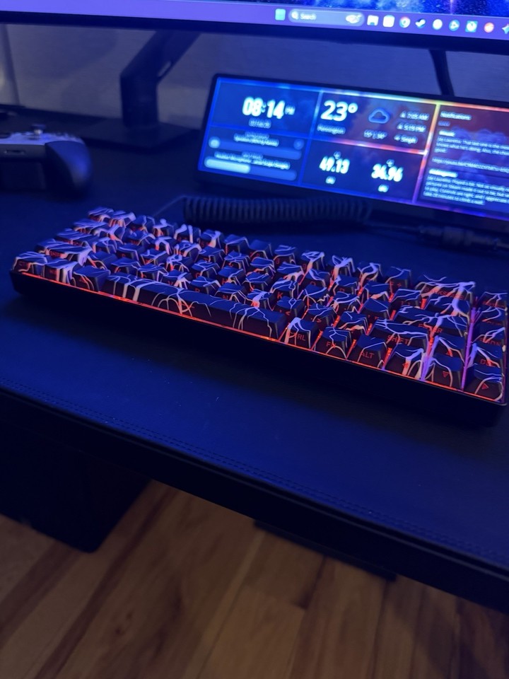 XVX HE68 Hall Effect Magnetic Switch Gaming Keyboard W/Lightning ...