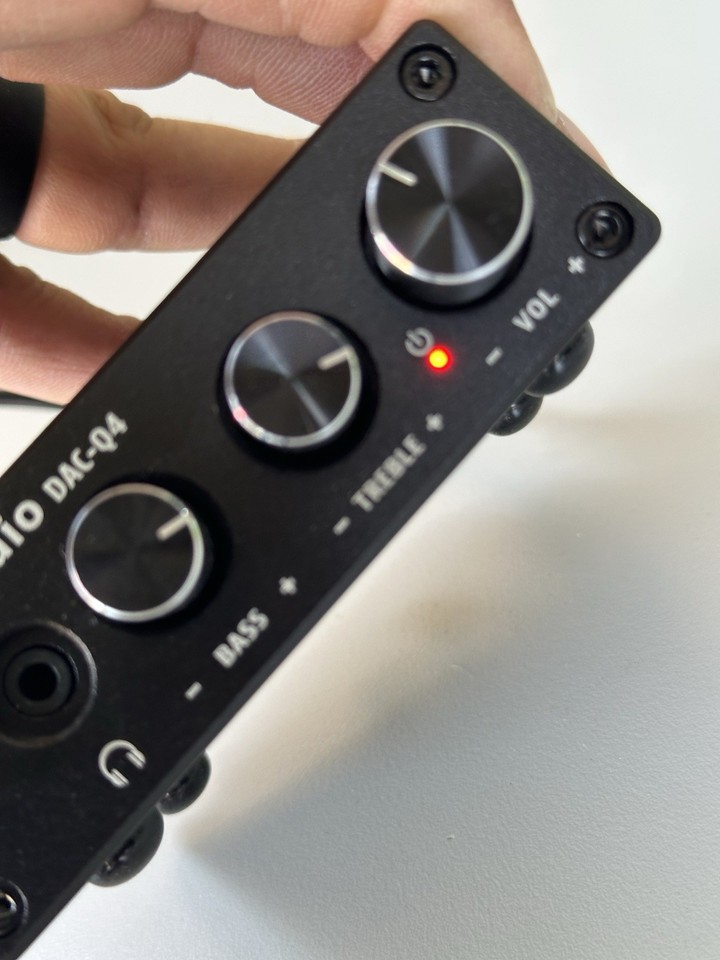 Fosi Audio Q4 Headphone Amplifier Mini Stereo DAC 24-Bit 192 KHz USB ...