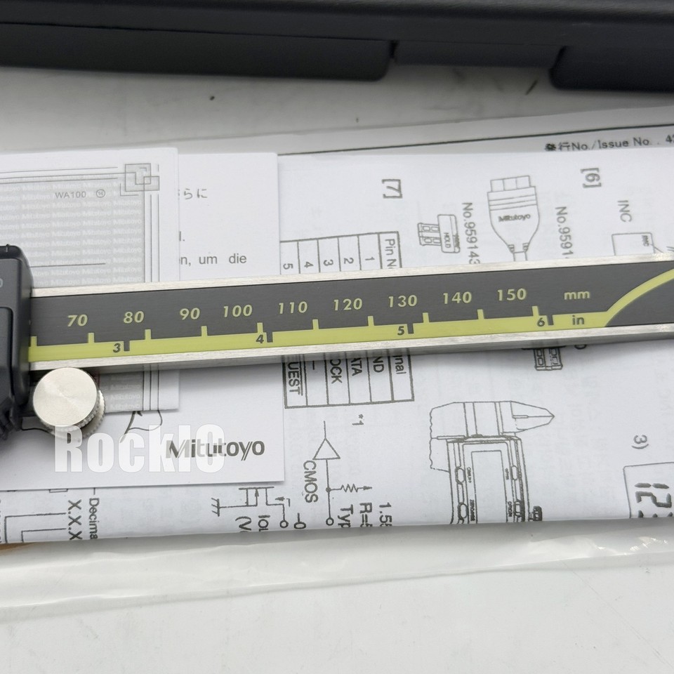 New 500-196-30 Mitutoyo Digital Caliper | 0-6" (150mm) | Absolute ...