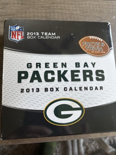Green Bay Packers 2013 Desk Box Calendar - Trivia + Facts Every Day | eBay