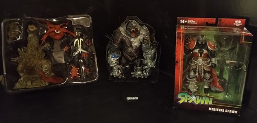 SEALED MCFARLANE TOYS MEDIEVAL SPAWN THRONE MEGA FIGURE CYGOR CY-GOR ...