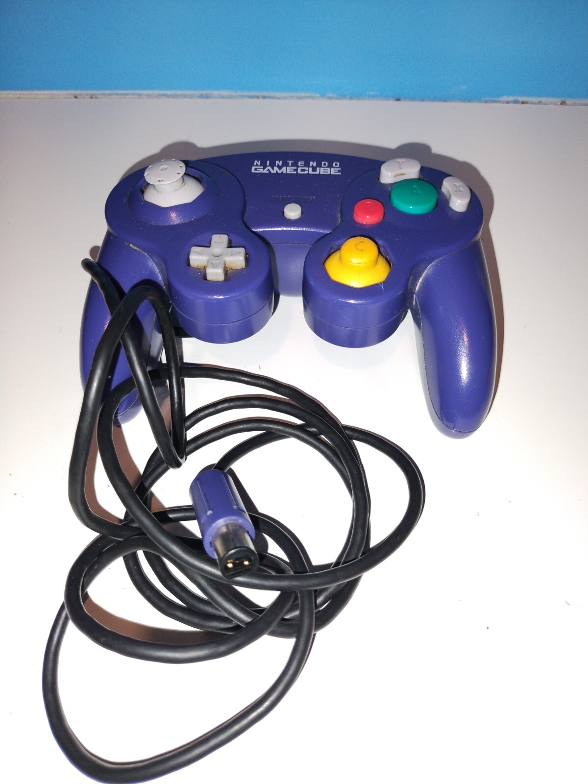 Nintendo Indigo Controller GameCube Official Untested 887988722540 | eBay