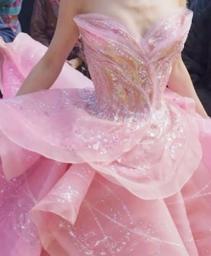 Wicked Movie Glinda Dress Costume Outfit | eBay